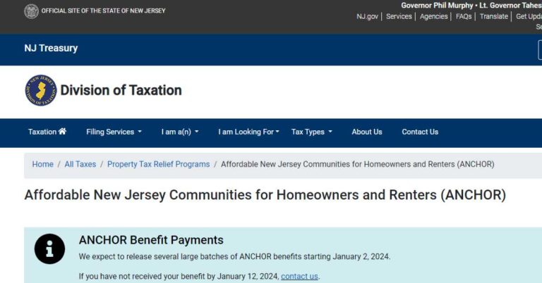 Navigating the NJ Anchor Rebate 2023: Status, Eligibility, and Claim ...