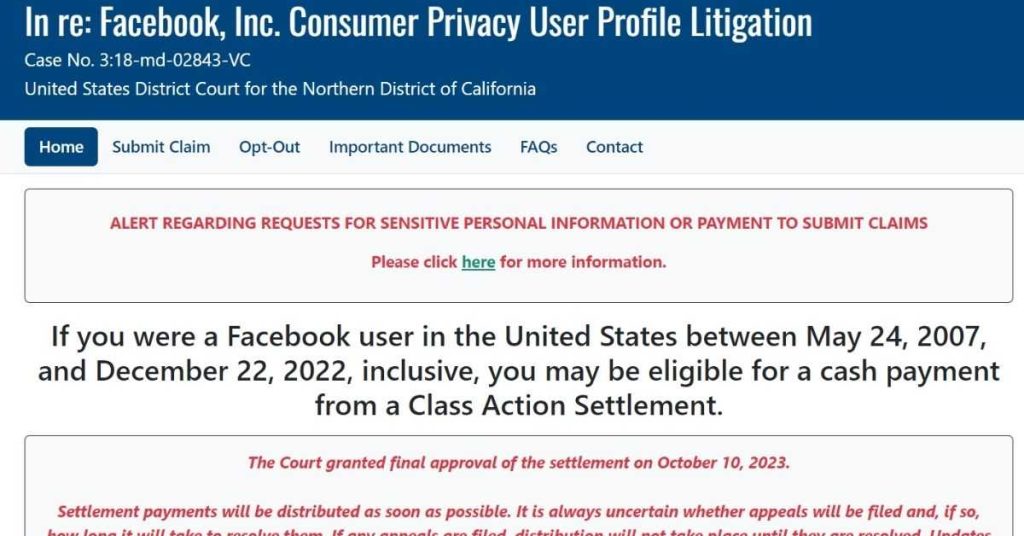 Guide to Facebook Settlement Checks Status 2023: Types, Forms, and Payouts Explained