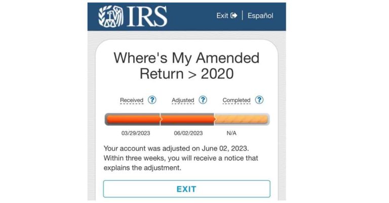 How to Check the Status with Where's My Amended Return?